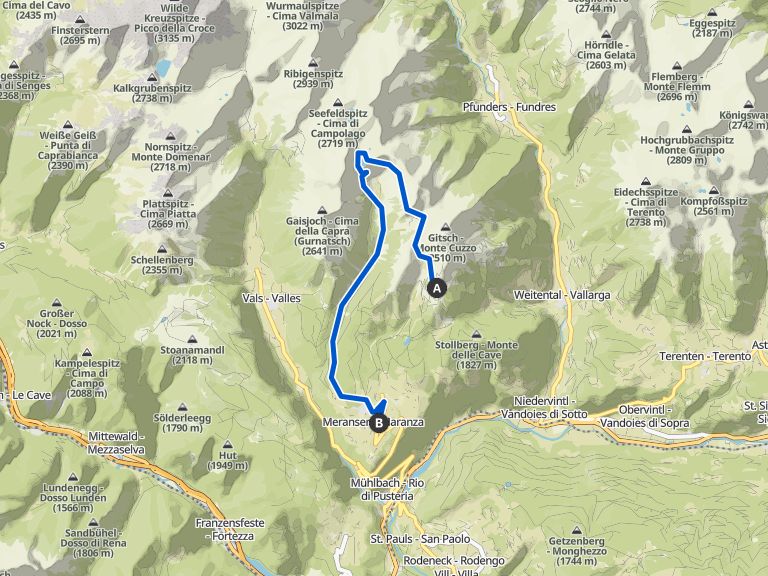 🇮🇹 From Stazione a Monte da Maranza To Lago Grande (Seefeld See) | hike ...
